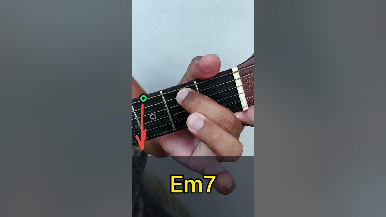 Em7 #guitar #cifras #violão - YouTube