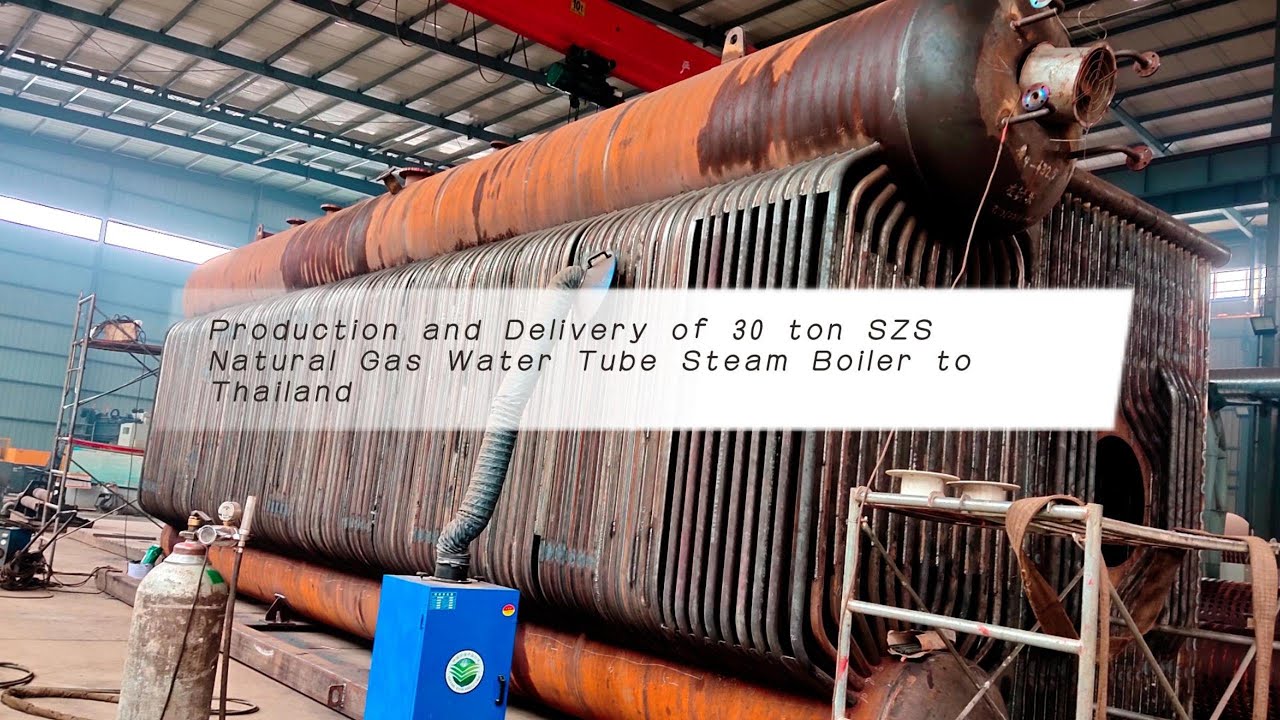 30 ton Natural Gas Fired Steam Boiler Used For Production of an Alcohol ...