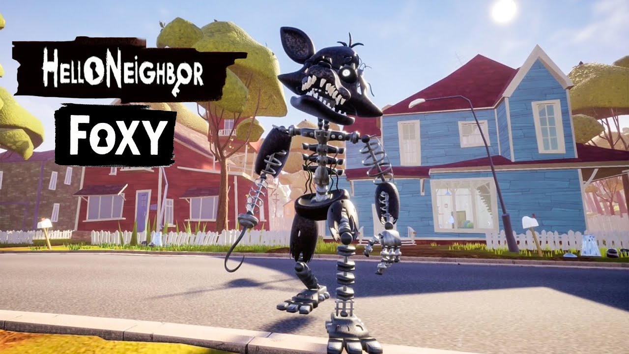 FOXY IS FASTER THAN FREDBEAR in Hello Neighbor MOD... - YouTube