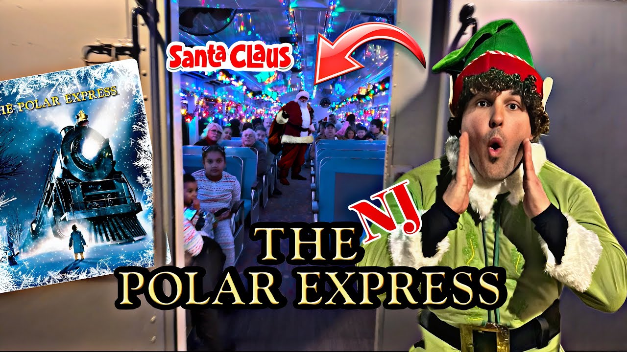 Experience New Jersey’s Polar Express! Elf Sneaks Aboard - YouTube