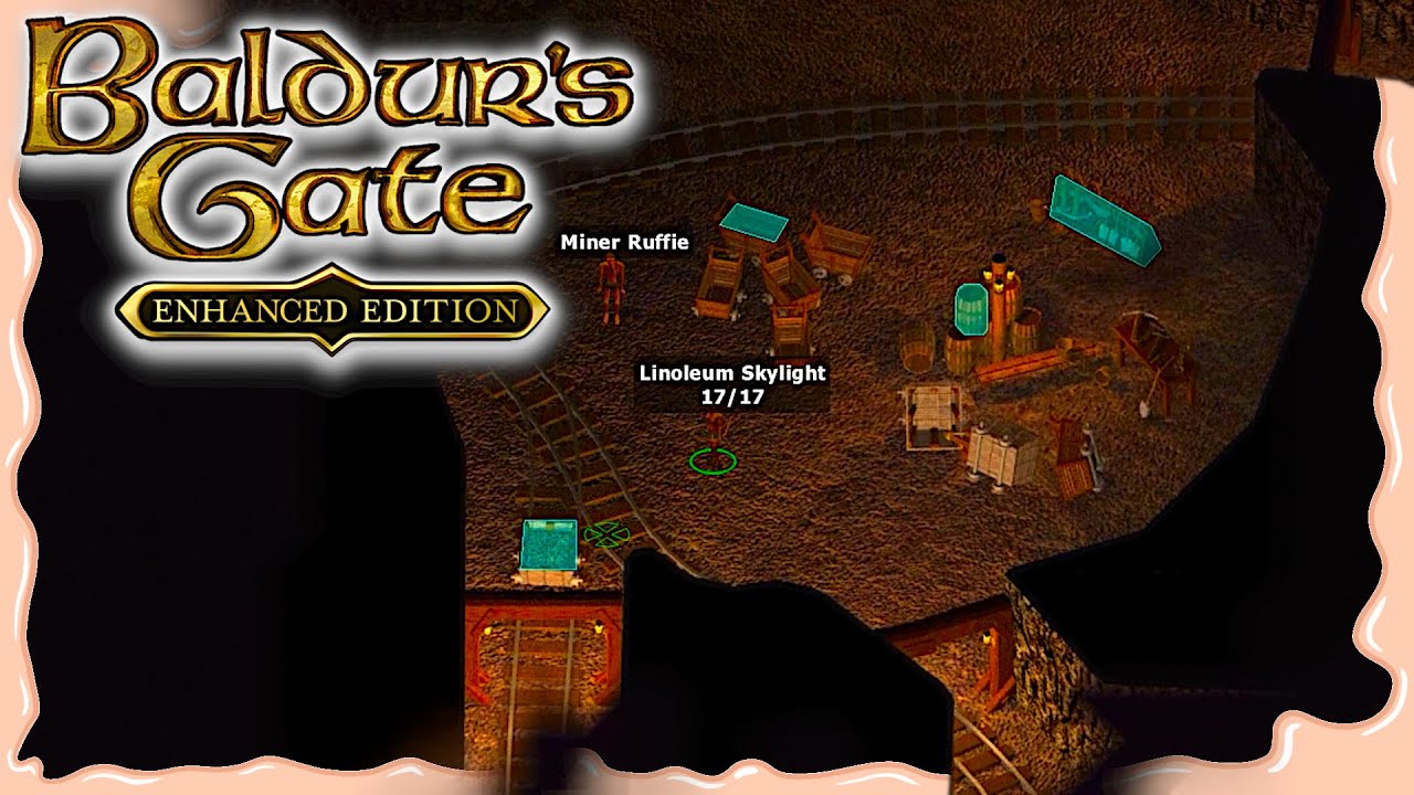 🍑The Mines of Nashkel 🗻⛏/ Baldur's Gate Enhanced Edition Gameplay ep.10 ...