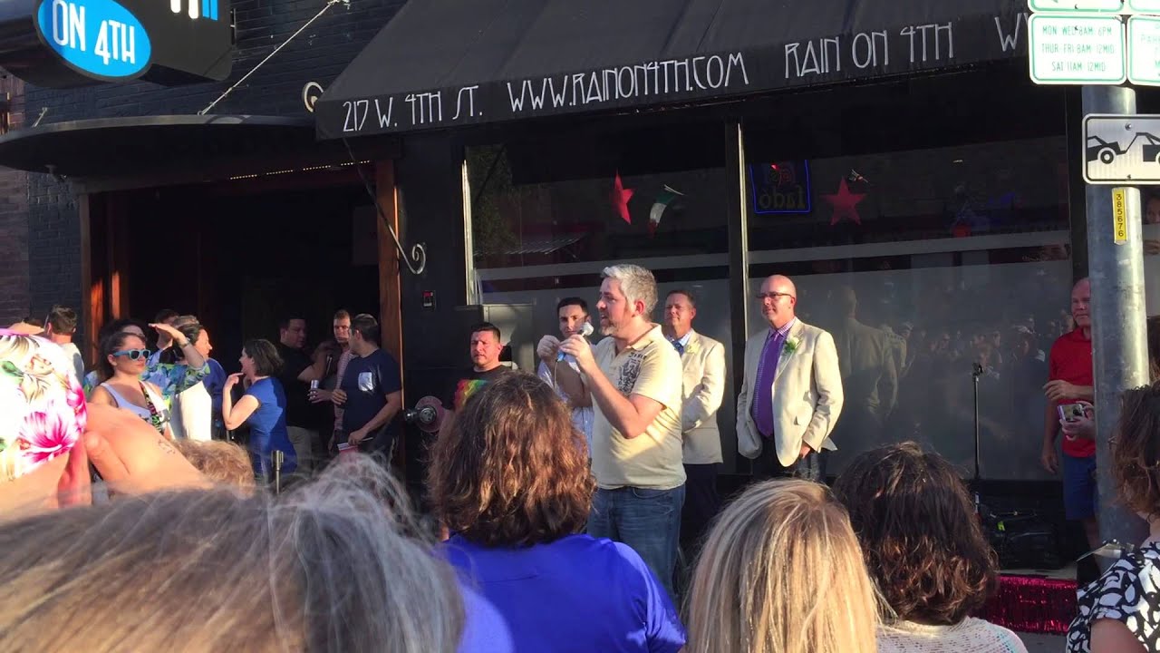 Jimmy Flannigan @ Austin Marriage Equality Rally - YouTube