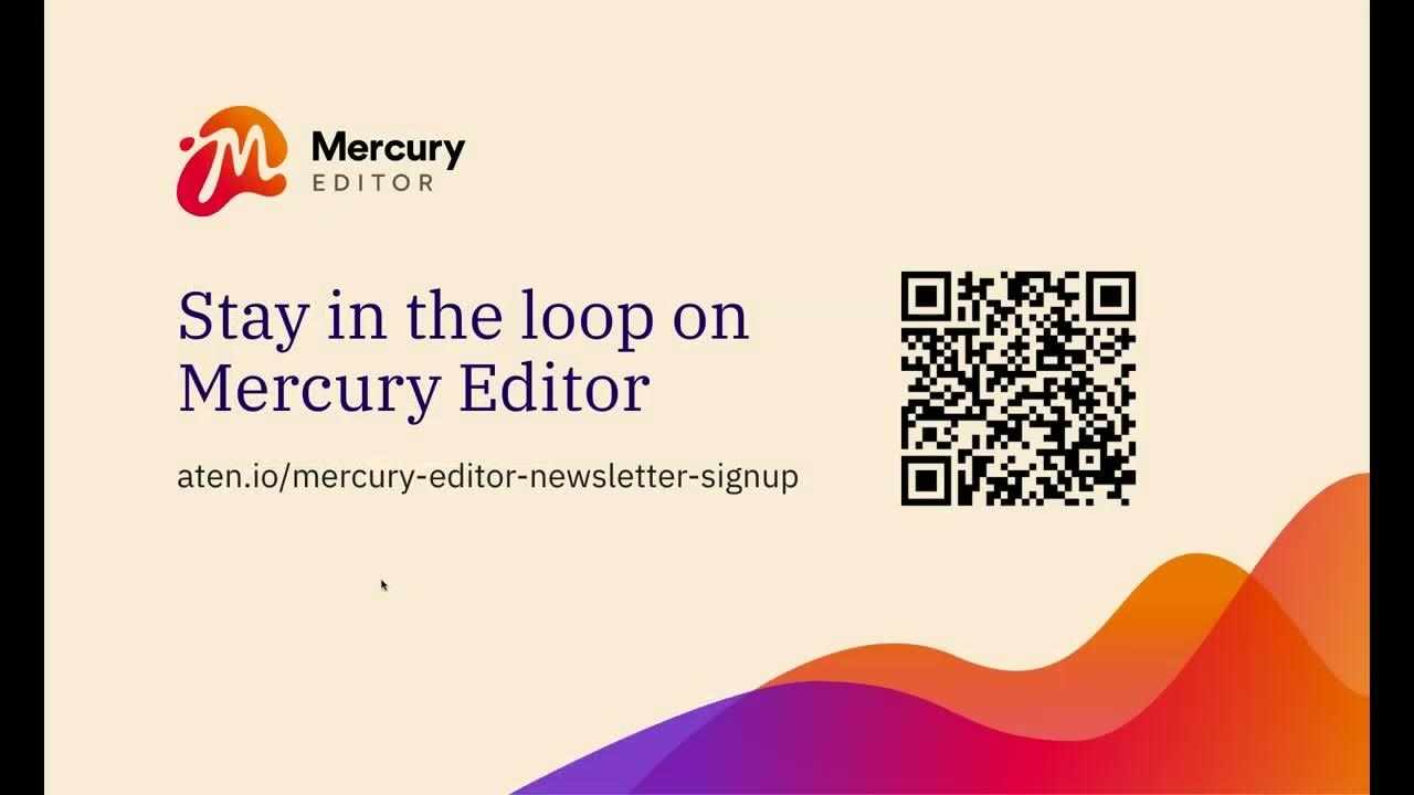 Mercury Editor: Easy-to-Use, Drag-and-Drop Content Editing for Drupal - YouTube