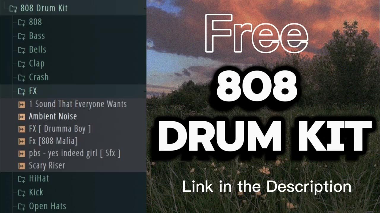[100+] FREE 808 Drum Kit download 2024 - YouTube