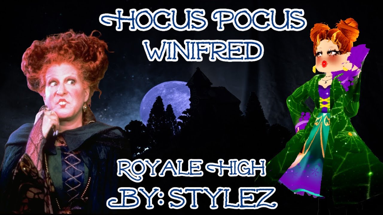 How to Make Winifred Sanderson (Hocus Pocus) in Royale High Roblox - YouTube