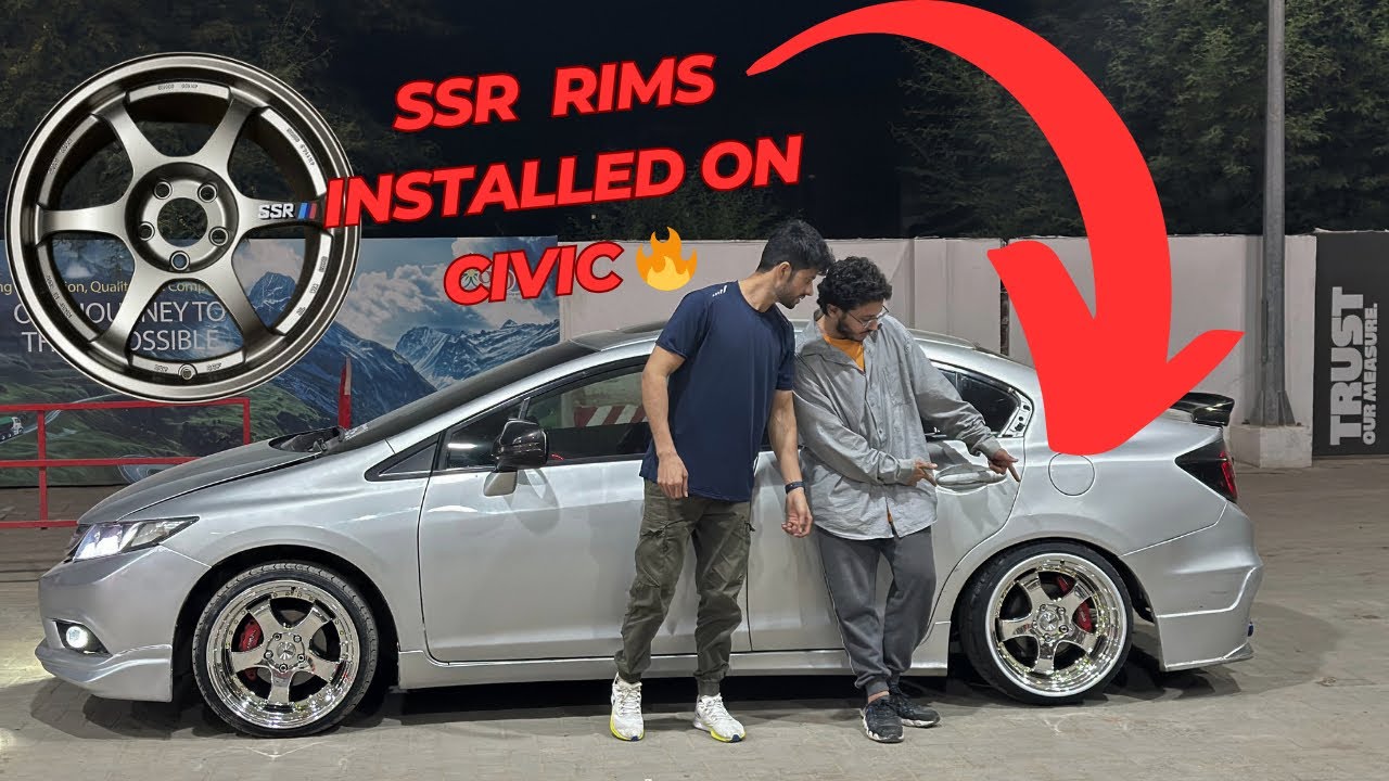 🚘 New Project Reveal | SSR Rims Installed on Civic 🔥 - YouTube