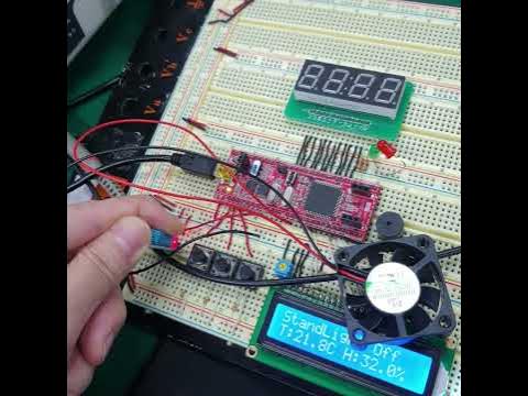 ATmega128 + DHT11 + FAN - YouTube