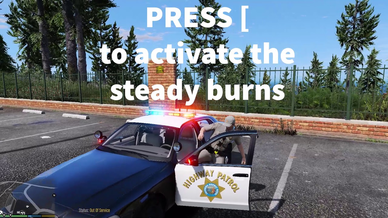 GTA 5 CHP STEADY BURN AND FLASHING PATTERN ON THE SAME VEHICLE!! [ELS ...