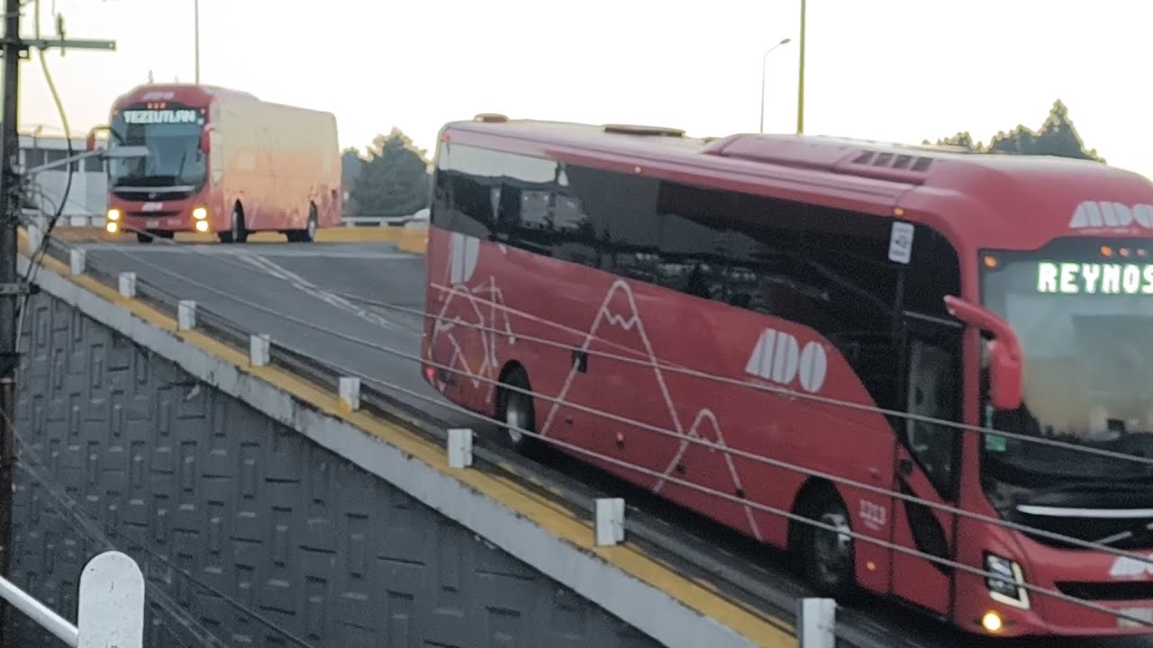 Autobuses ADO, AU y VIA sobre el puente de Teziutlán (Pt.4) - YouTube