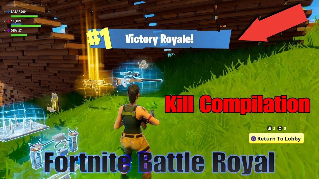 The Ultimate Fortnite Battle Royal Kill Compilation Fortnite Online ...