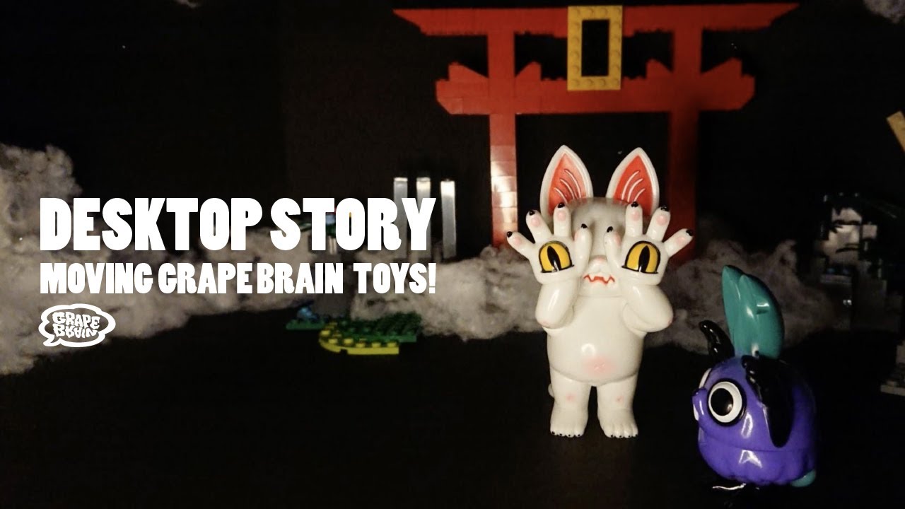 【GRAPE BRAIN】DESKTOP STORY vol.3【STOP MOTION ANIME】 - YouTube
