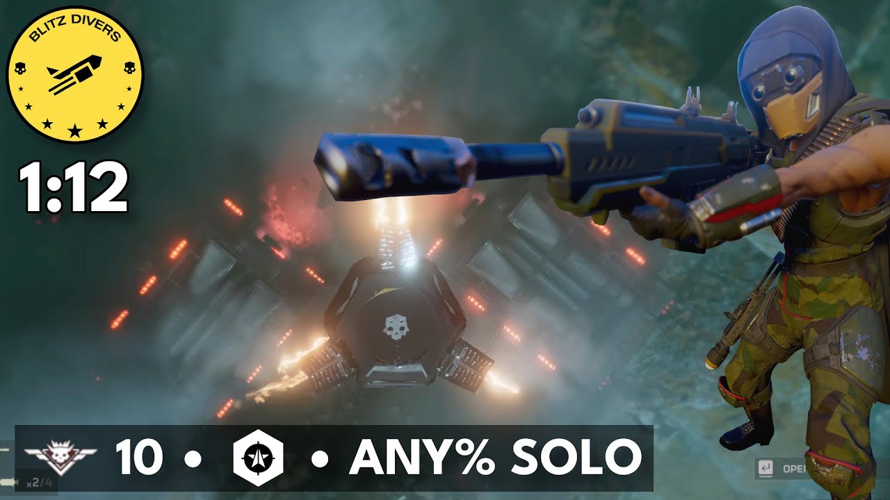 Helldivers 2 Speedrun: Blitz Search and Destroy (Bots) in 1:12 (WR) (Super Helldive // Any% Solo ...