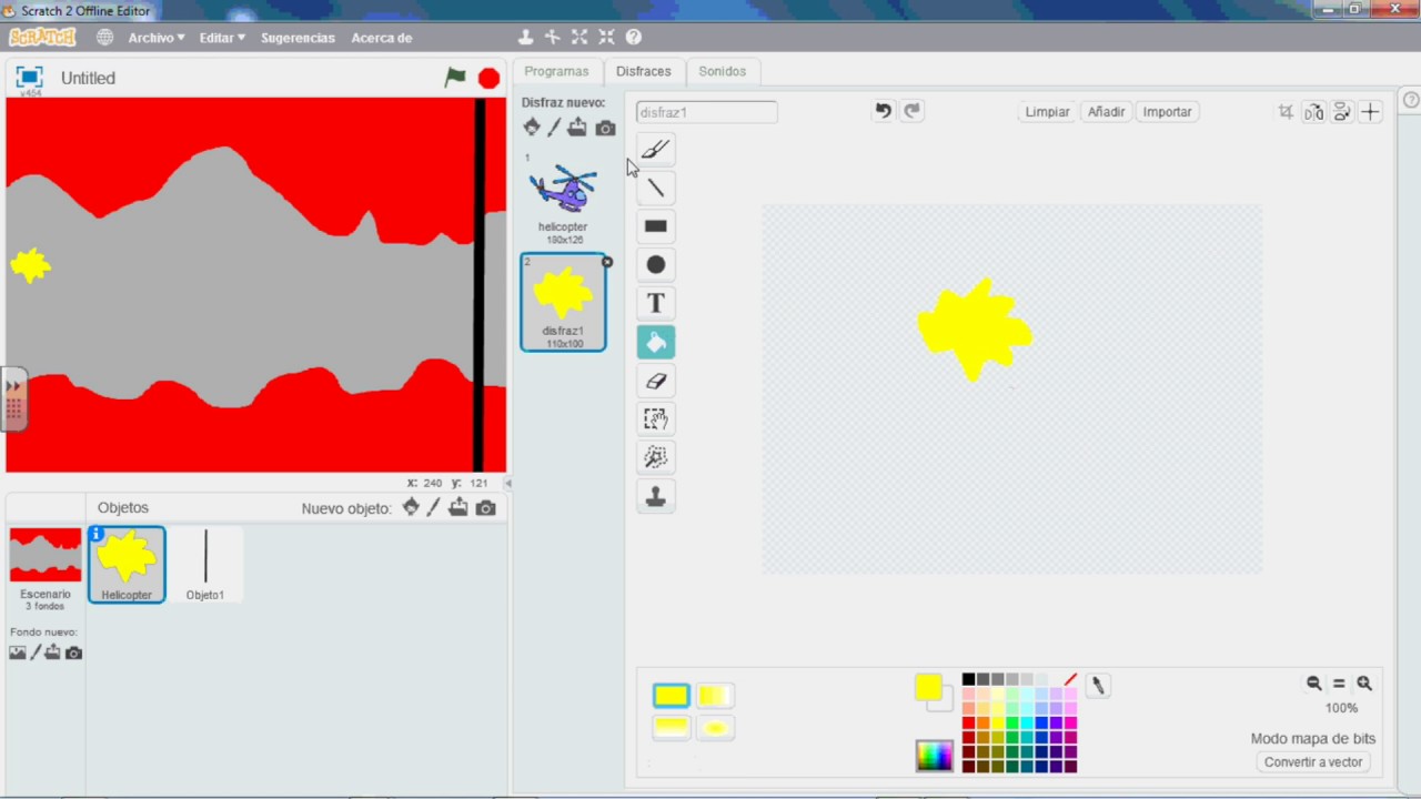 Tutorial Scratch Helicóptero 04 - YouTube