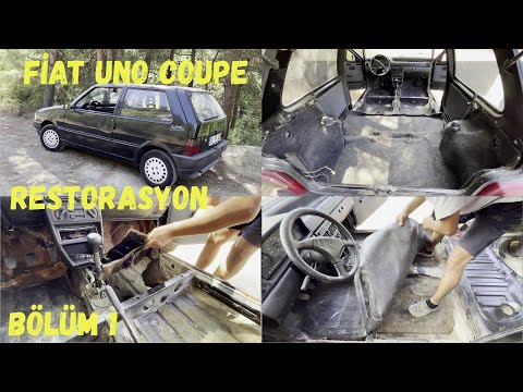 Fiat Uno Coupe TR de 12 Adet Olan Arabayı Restore Ediyorum