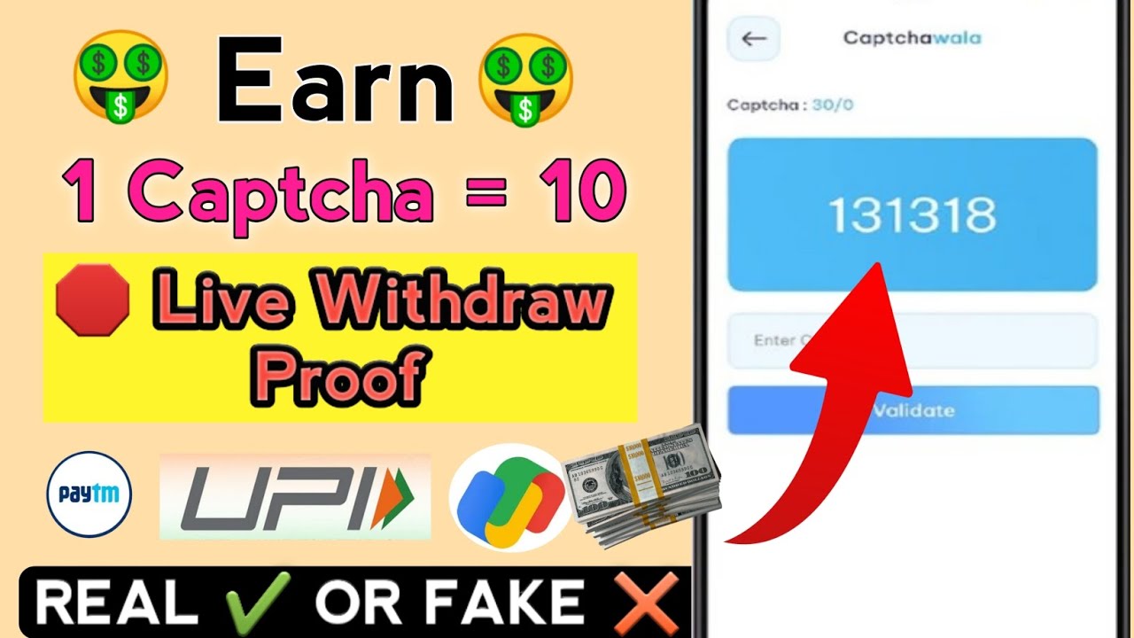 2025 Best Self Earning App | New Earning App Today | Real Captcha ...