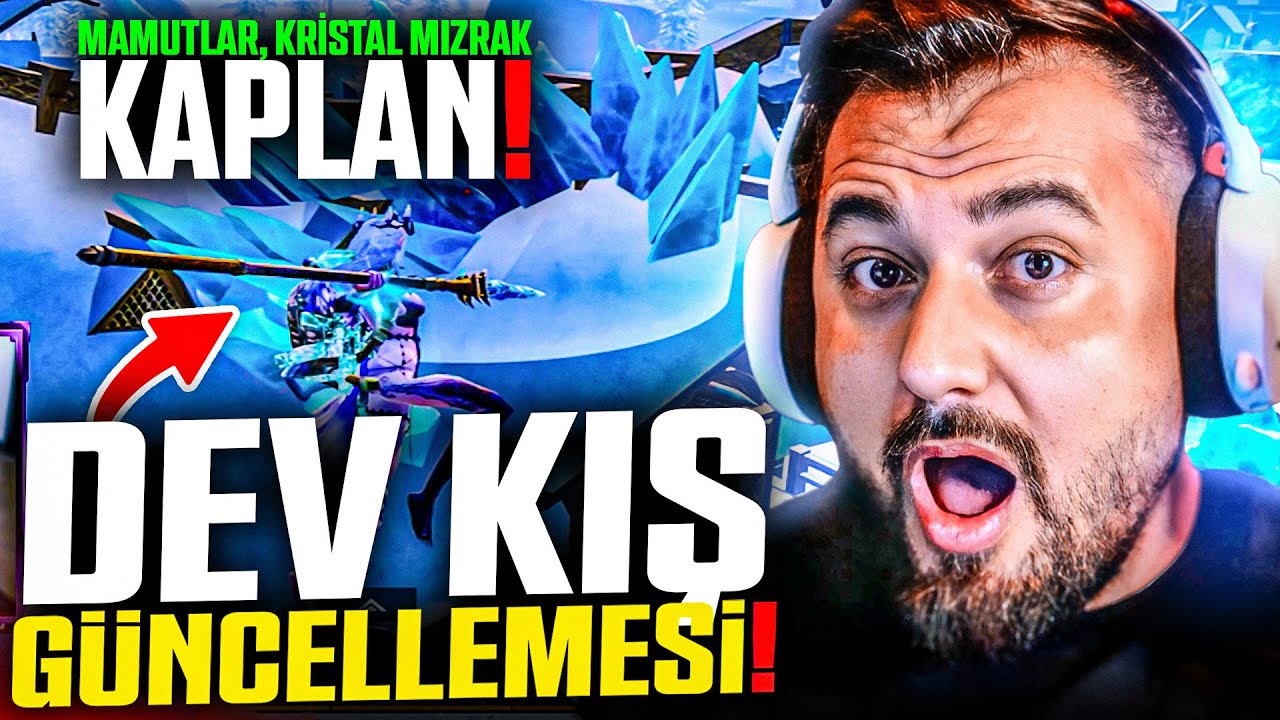YENİ DEV KIŞ GÜNCELLEMESİ GELDİ! - MAMUTLAR KRİSTAL MIZRAK VE KAPLAN ...