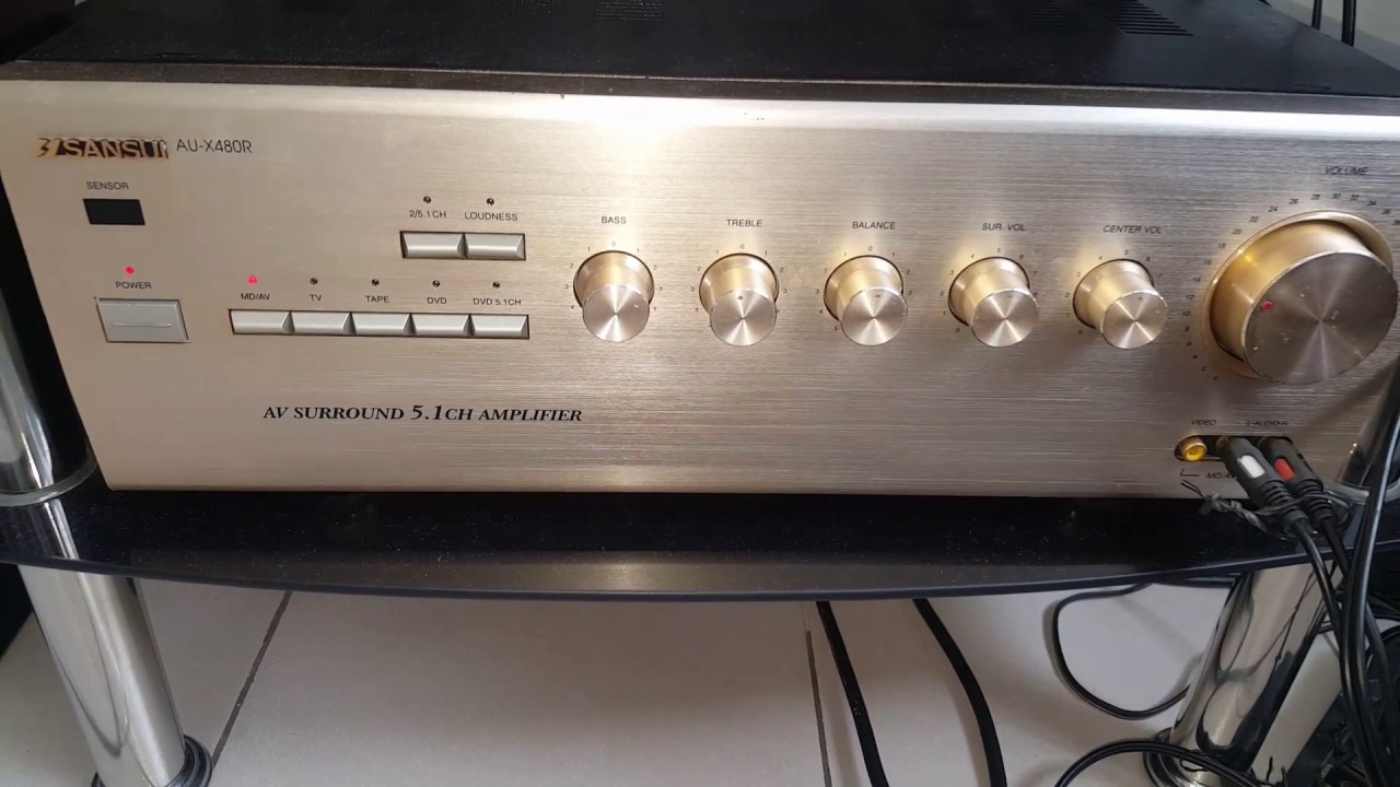 Sansui amplifier vintage - YouTube