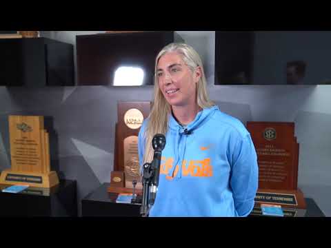Lady Vols Volleyball Coach Eve Rackham Watt press conference - YouTube