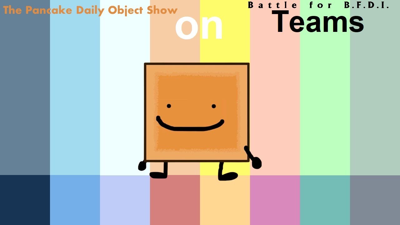 If The Pancake Daily Object Show Characters were on BFB Teams - YouTube