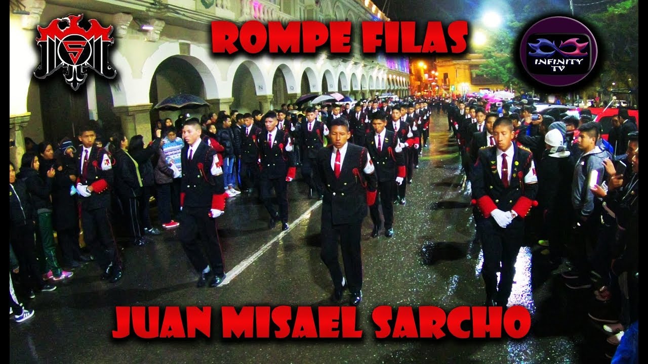 Aniversario Rompe Filas Colegio Juan Misael Saracho 2018 - YouTube