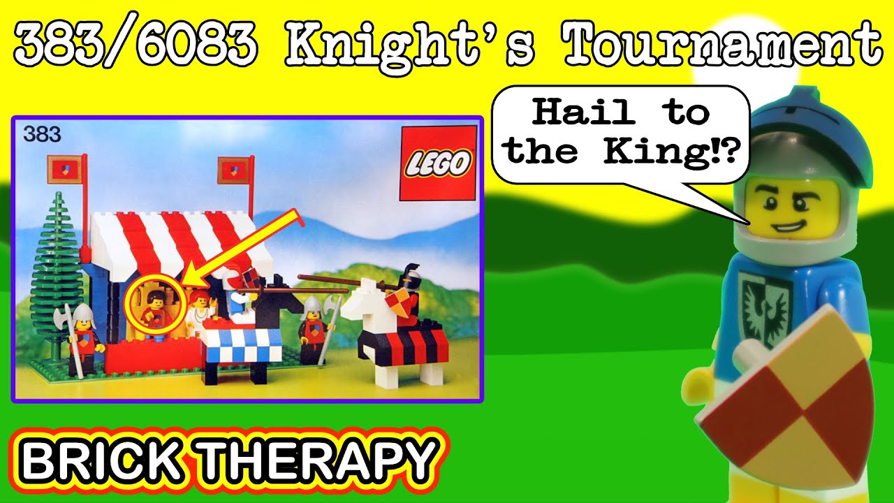 Vintage LEGO Classic Castle set 383/6083 Knight's Tournament Speed ...