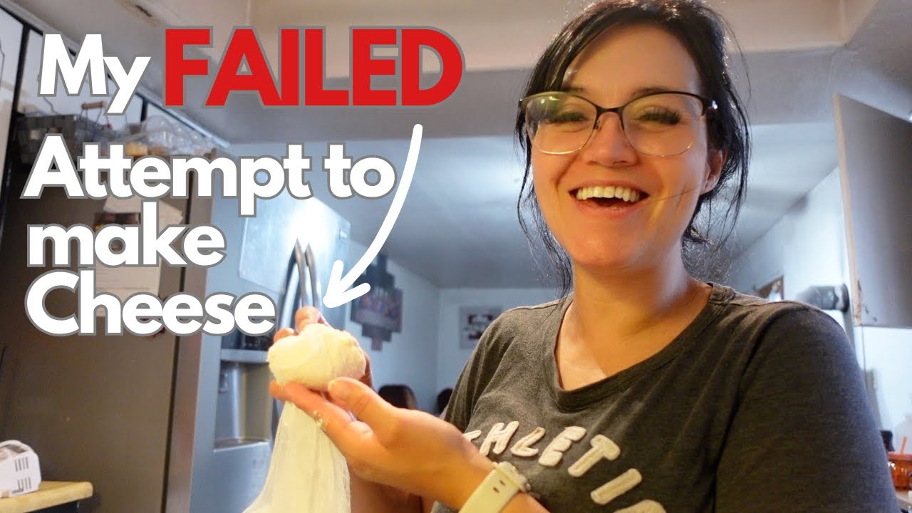 I FAILED Horribly!! 😱 My FIRST Time Making Cheese! | Family Vlog - YouTube