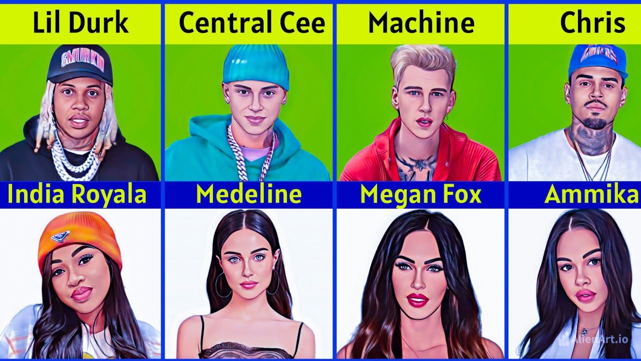 Famous Rappers And Their Girlfriends ( Wife ) - YouTube