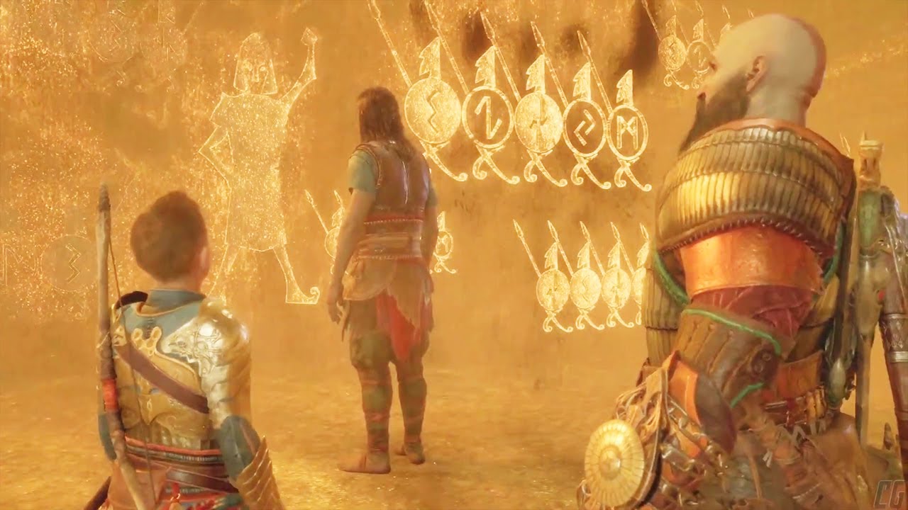 God of War Ragnarok - Groa's Prophecy of Ragnarok scene - YouTube