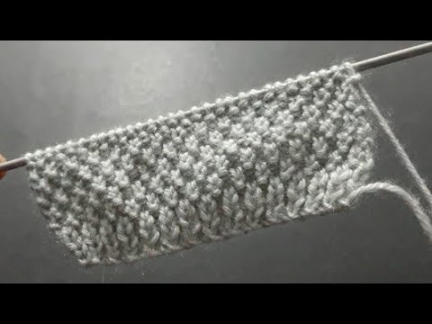 Kolay çiftli pirinç örgü modeli yapılışı #elörgüsü #diy #knitting