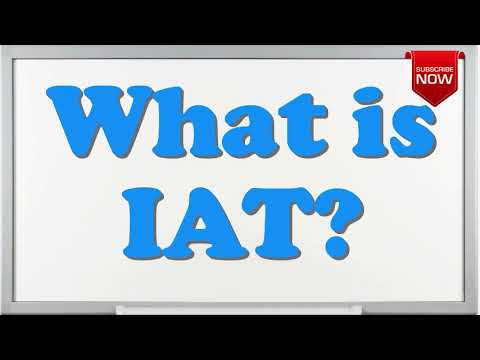 What is the full form of IAT? - YouTube