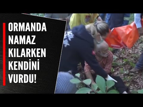 ORMANDA NAMAZ KILARKEN KENDİNİ VURDU!