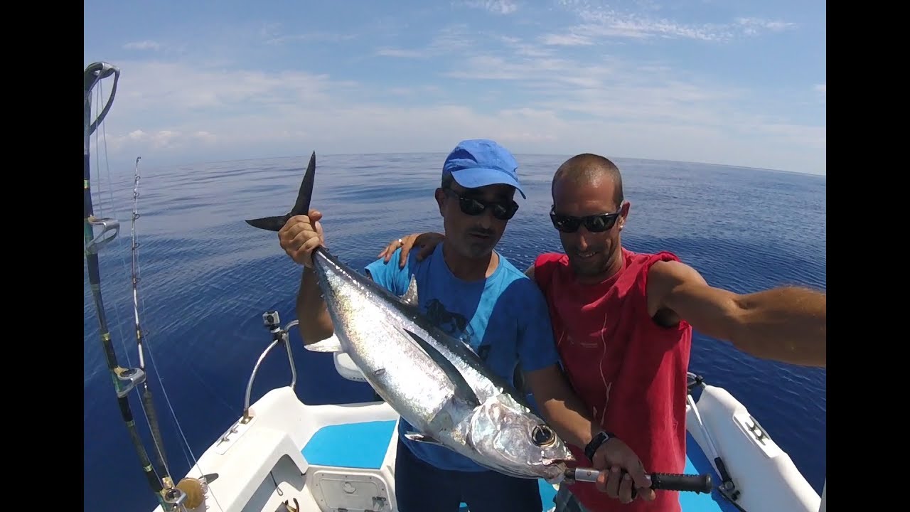 Alalunga - Pesca a traina d'altura - YouTube