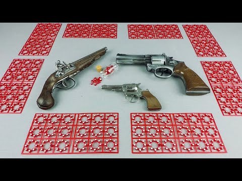 ✓ METAL OYUNCAK KAPSÜL TABANCALAR ve TABANCA MERMİLERİ