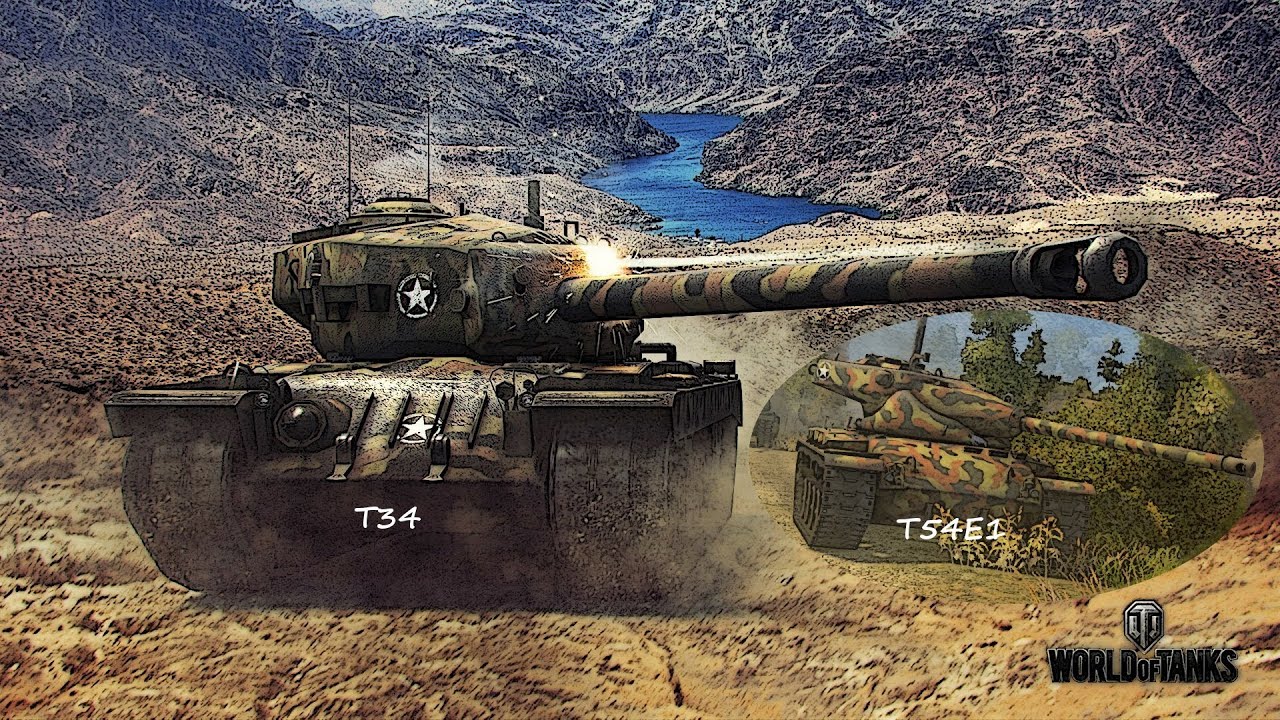 World O Tanks: Pluton Egzekucyjny #1 - T34 (Maniek997) + T54E1 - YouTube