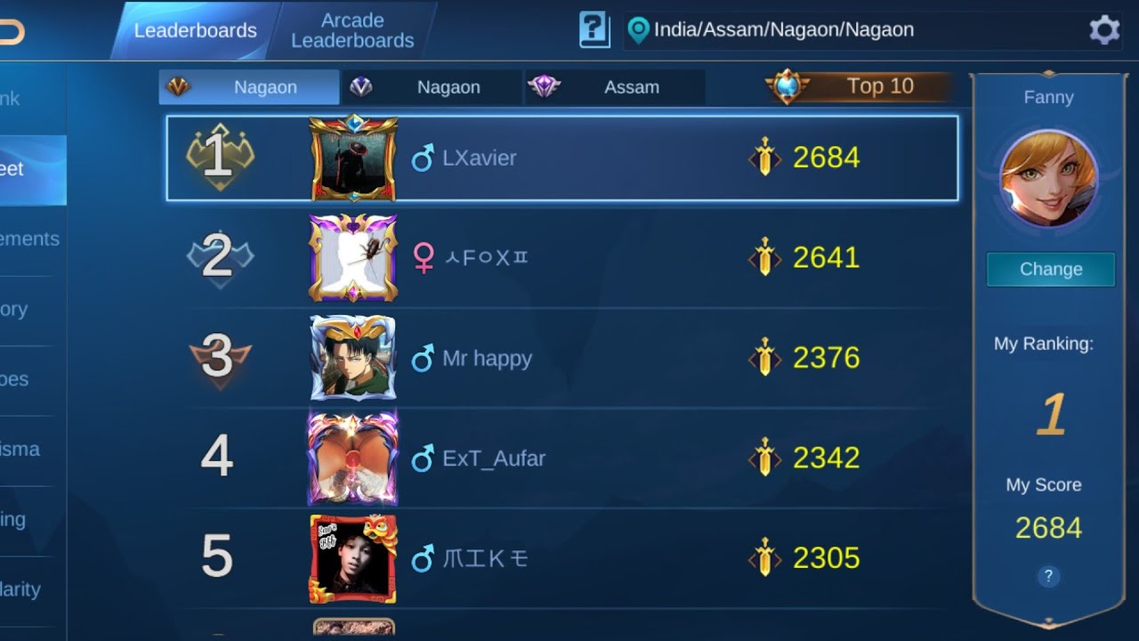 Mobile legends Rank gameplay - YouTube