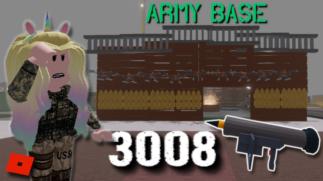 ARMY BASE + WEAPONS IN NEW UPDATE with Aliyah and Crush | SCP 3008 ...