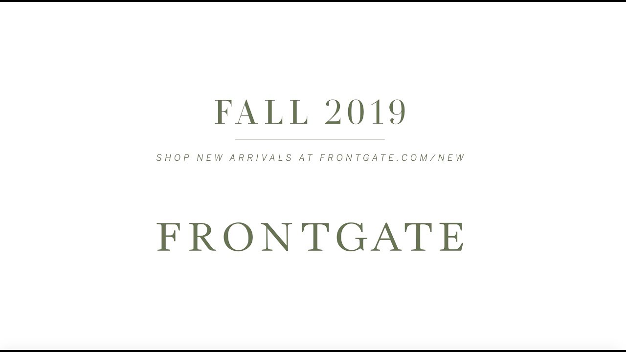 Fall 2019 Collection from Frontgate - YouTube