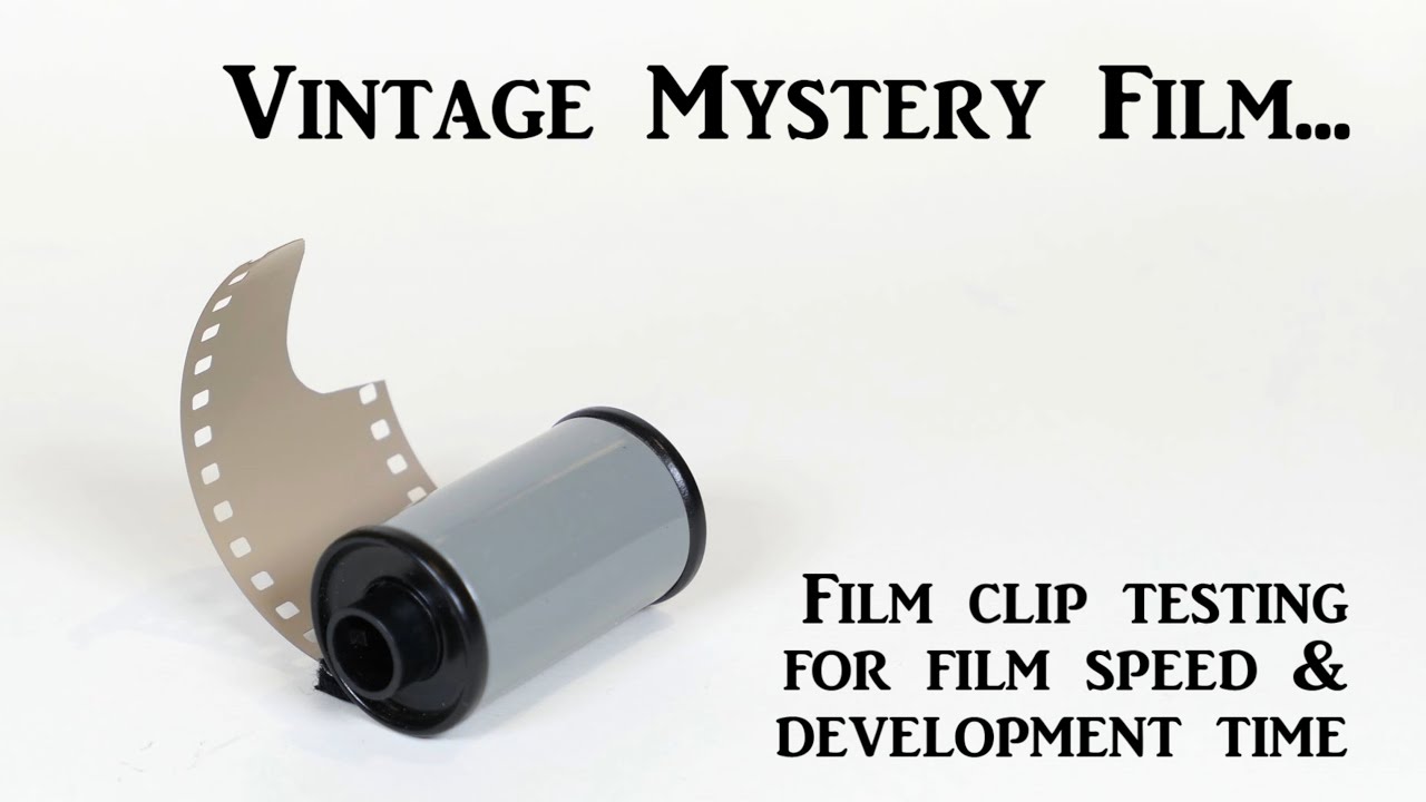 Mystery film! Clip testing for film speed and development time. - YouTube