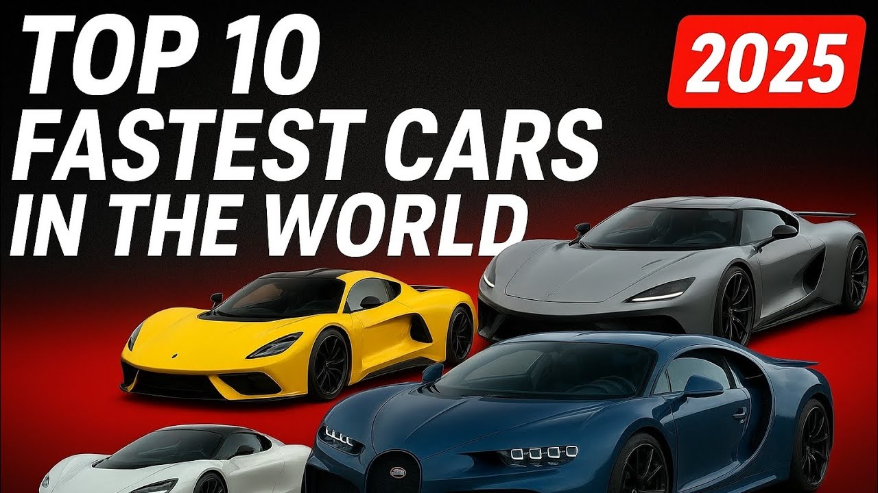 **Top 10 Fastest Cars in the World 2025 | Ultimate Speed Machines with ...