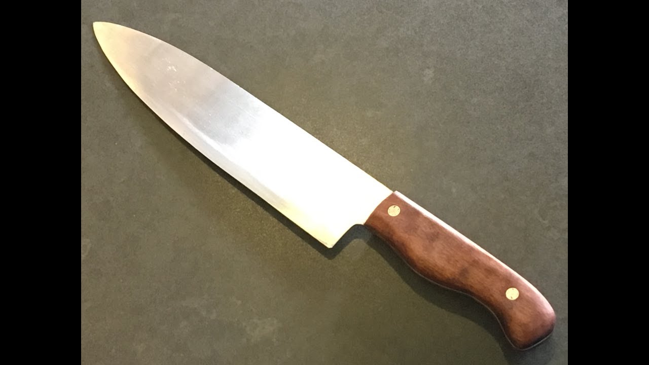 Making a simple Chef Knife - YouTube