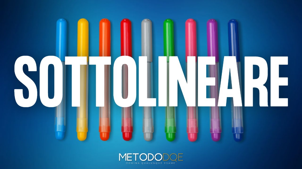 Sottolineare Parole Chiave o Intere Frasi? La Risposta Definitiva ...