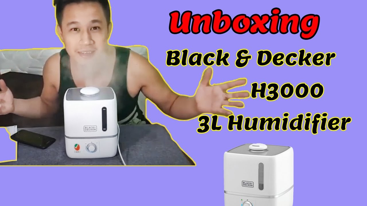 Unboxing Black & Decker Humidifier H3000 | - YouTube