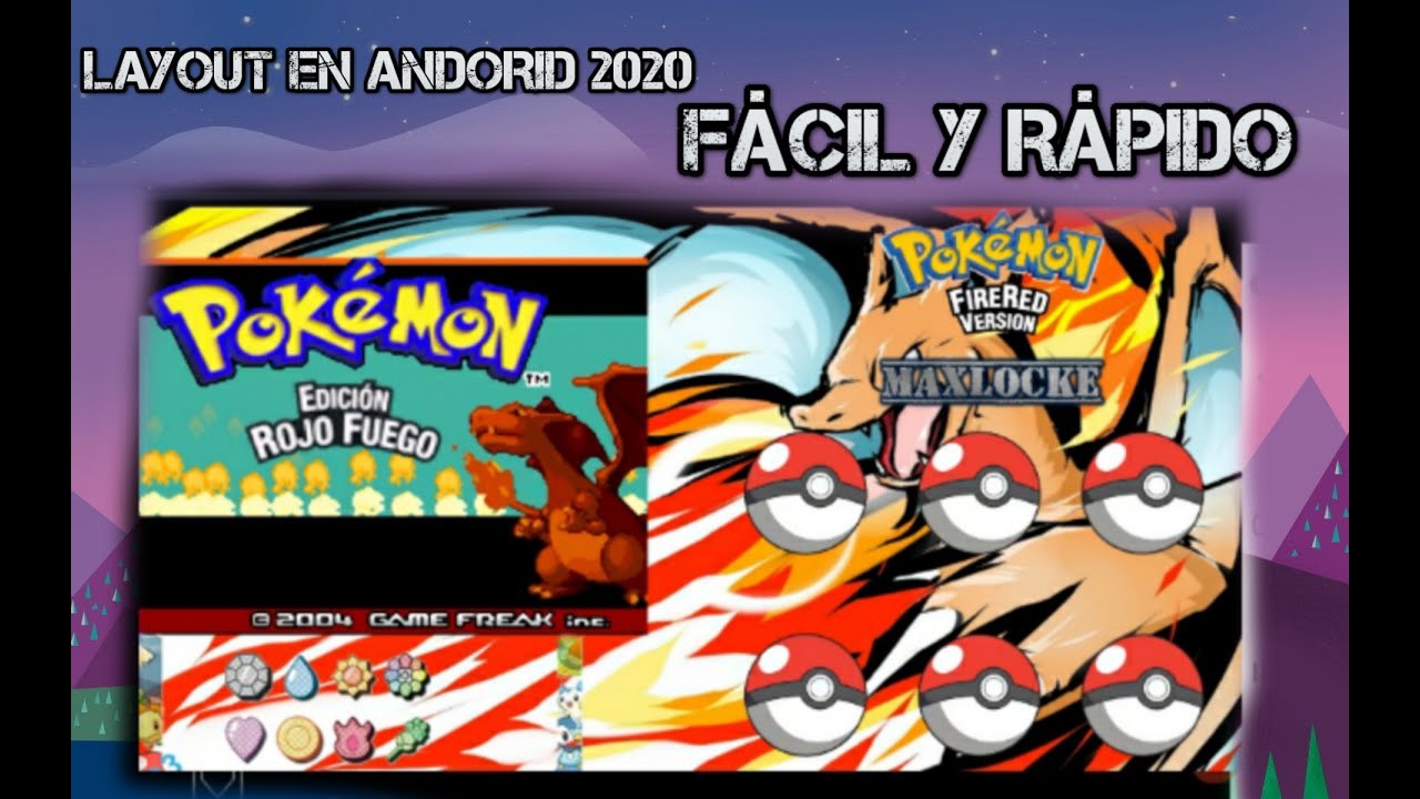 🤔Como hacer un layout de pokemon en android📱 gba 2020 - YouTube