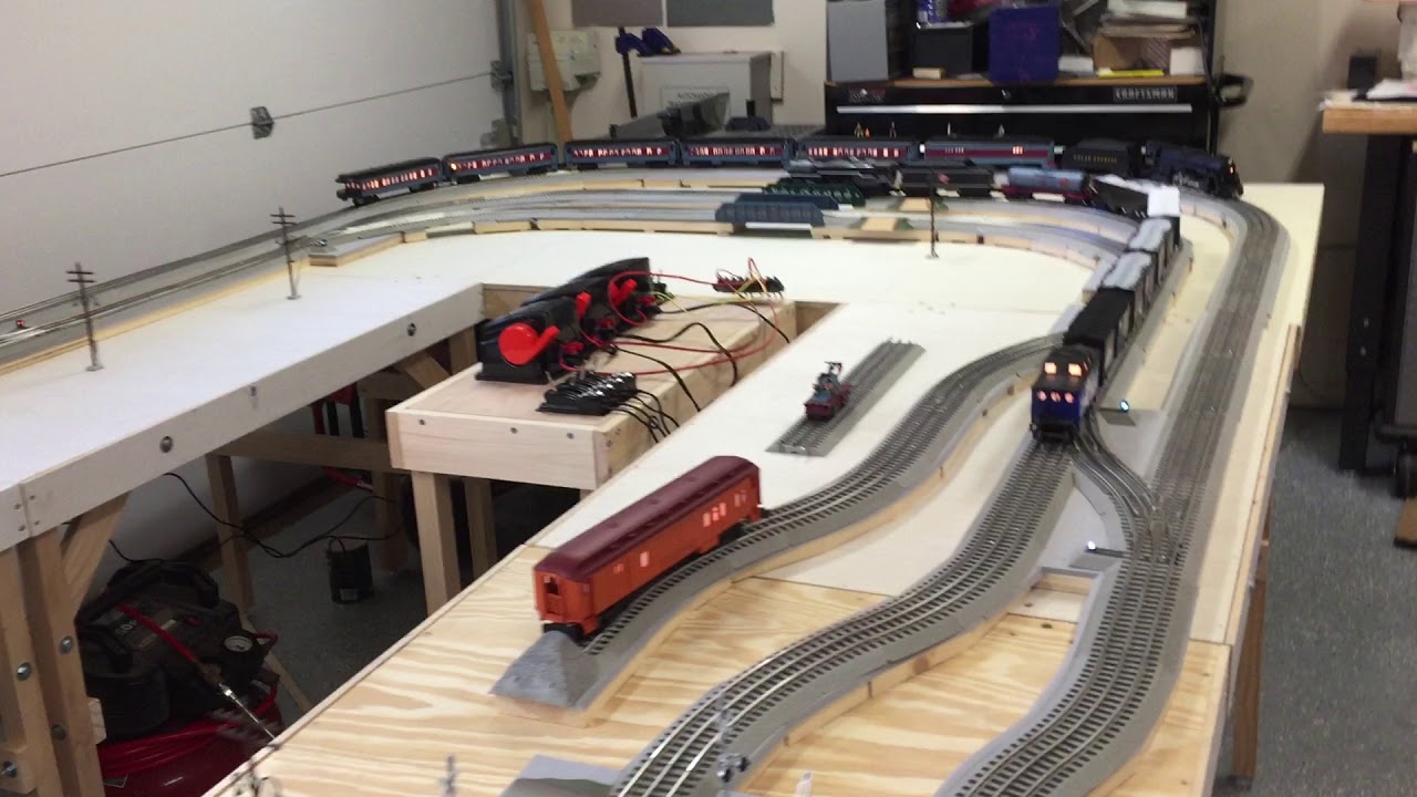 Lionel Model Train Layout Construction - 3 - YouTube