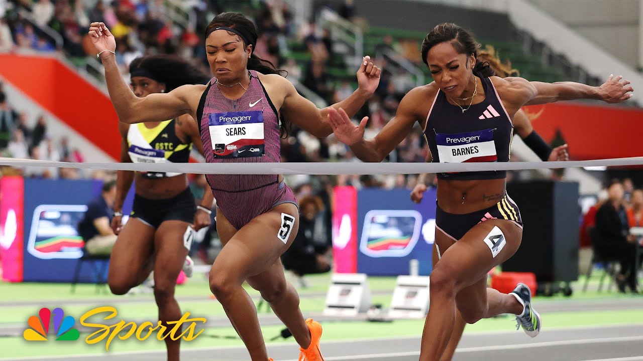 PHOTO FINISH! Celera Barnes edges Jacious Sears at the line in women's ...