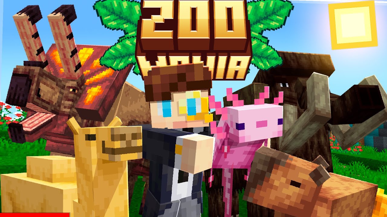 Vou fazer o MAIOR ZOOLÓGICO do MINECRAFT | Zoomania #1 - YouTube