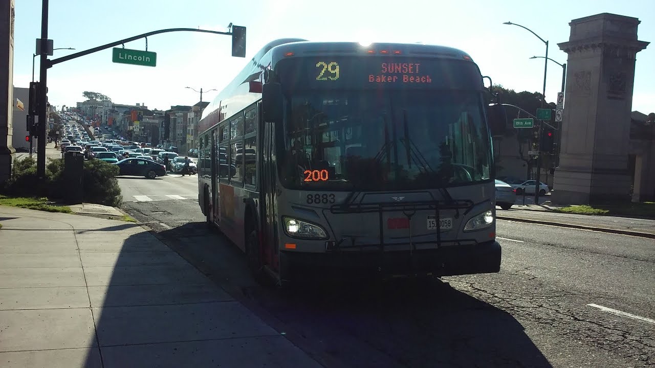 SF Muni Route Announcement: 29 Sunset to Paul & 3rd (Outbound) - YouTube