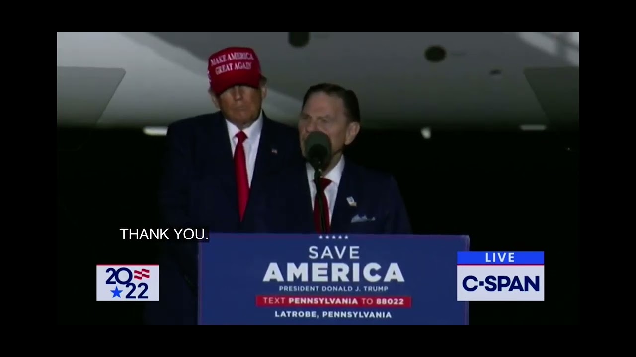 President Trump has Kenneth Copeland speak at his rally 11/5/22 - YouTube