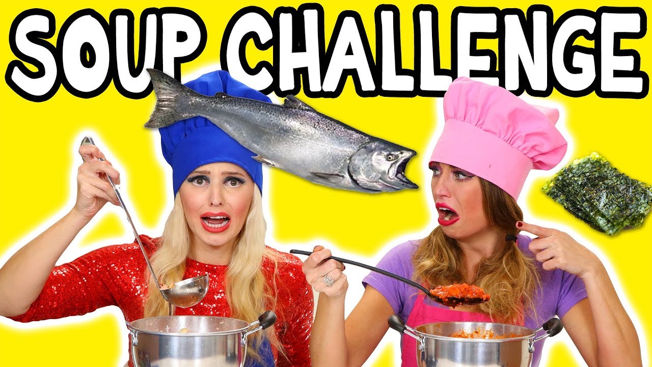 Soup Challenge with Weird Ingredients. Totally TV - YouTube