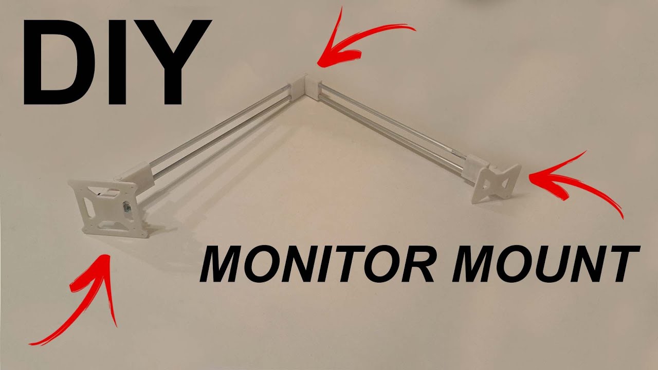DIY 7€ Monitor Mount - YouTube
